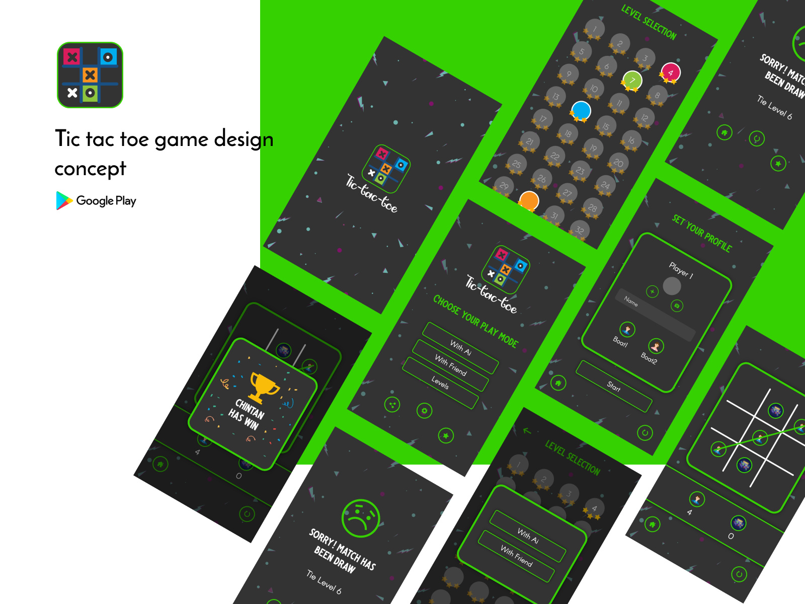 TIC TAC TOE GAME DESIGN CONCEPT by Devs Dynasty on Dribbble