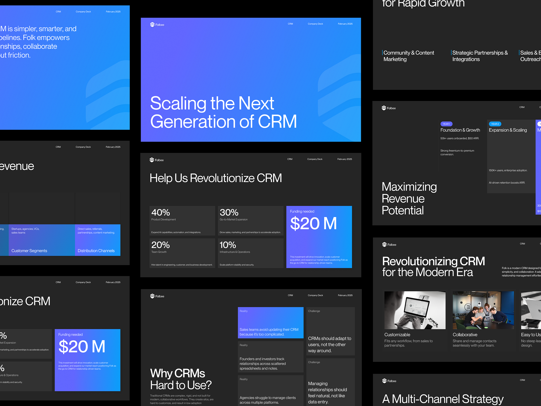 Folbee - Pitch Deck by Product SAAS for Cansaas on Dribbble