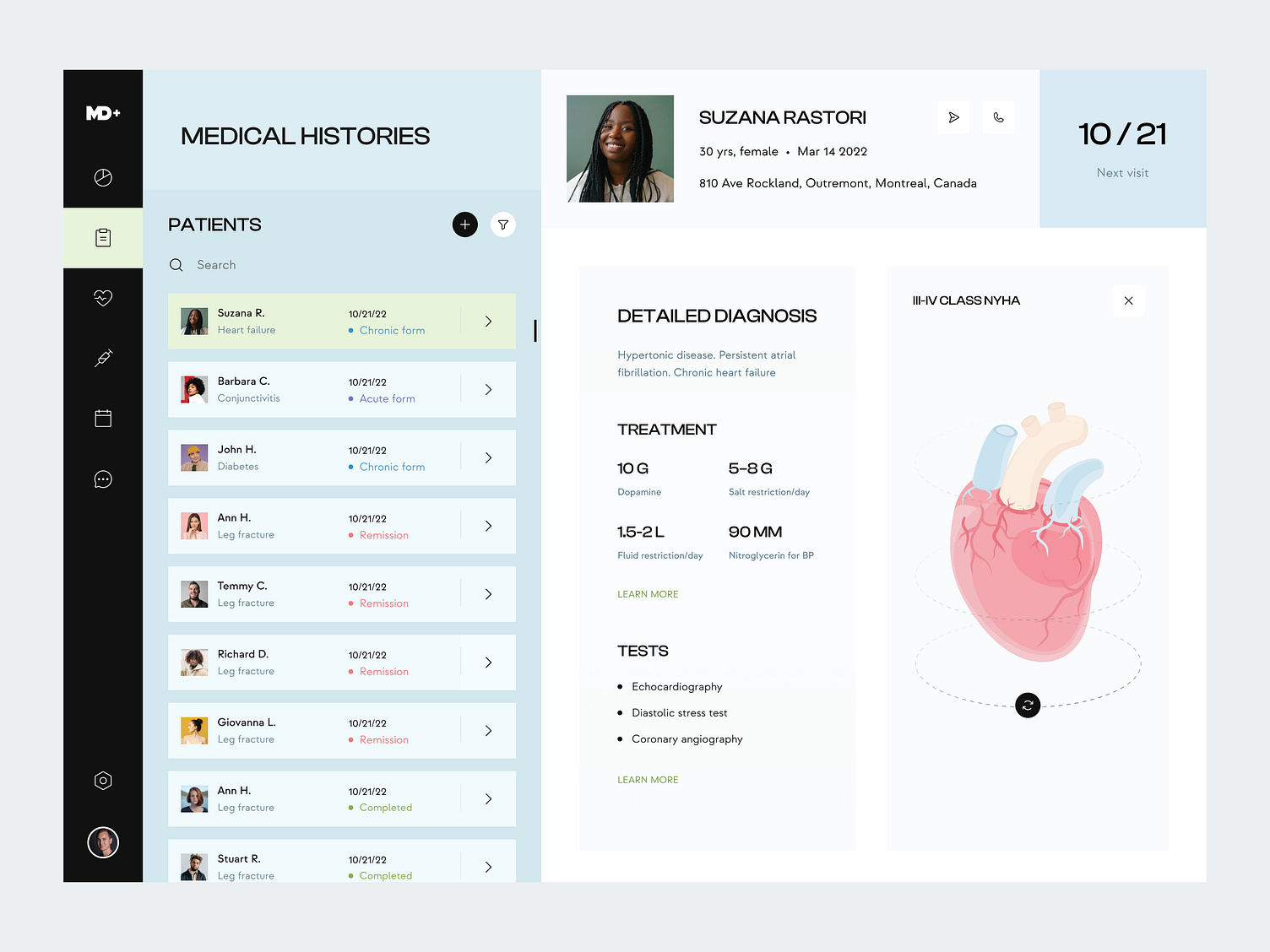Medical history by Yevhen Ledenov for Ledo on Dribbble