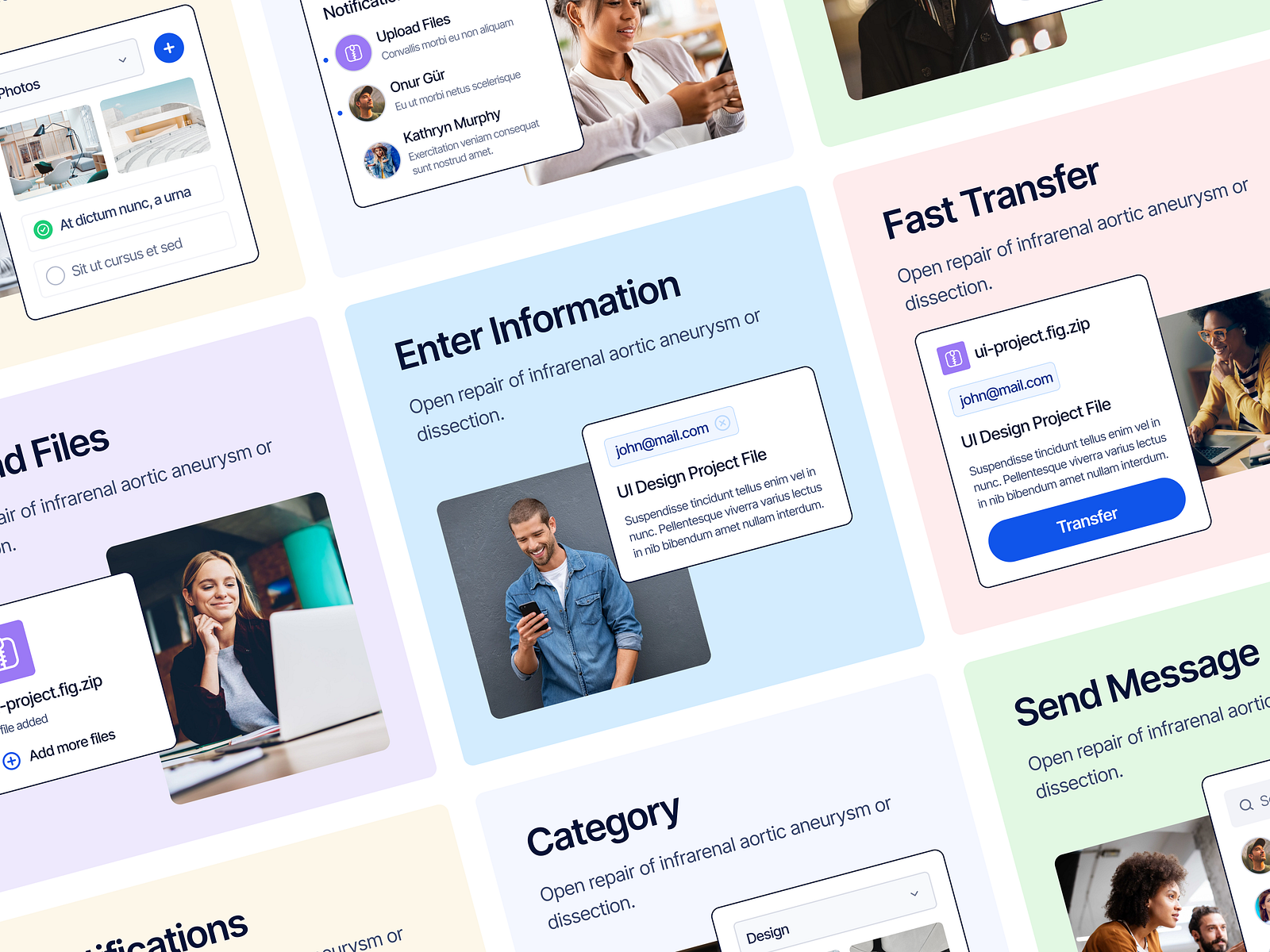 Features Cards by Onur Gür on Dribbble