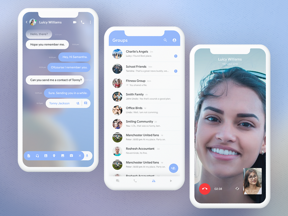 Chat UI Kit designs, themes, templates and downloadable graphic ...