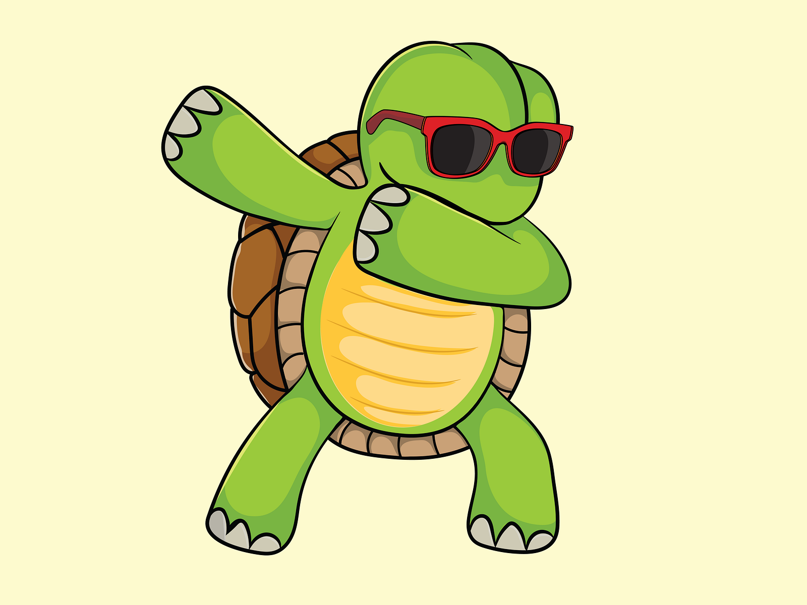 Dabbing Turtle by UNX gallery on Dribbble