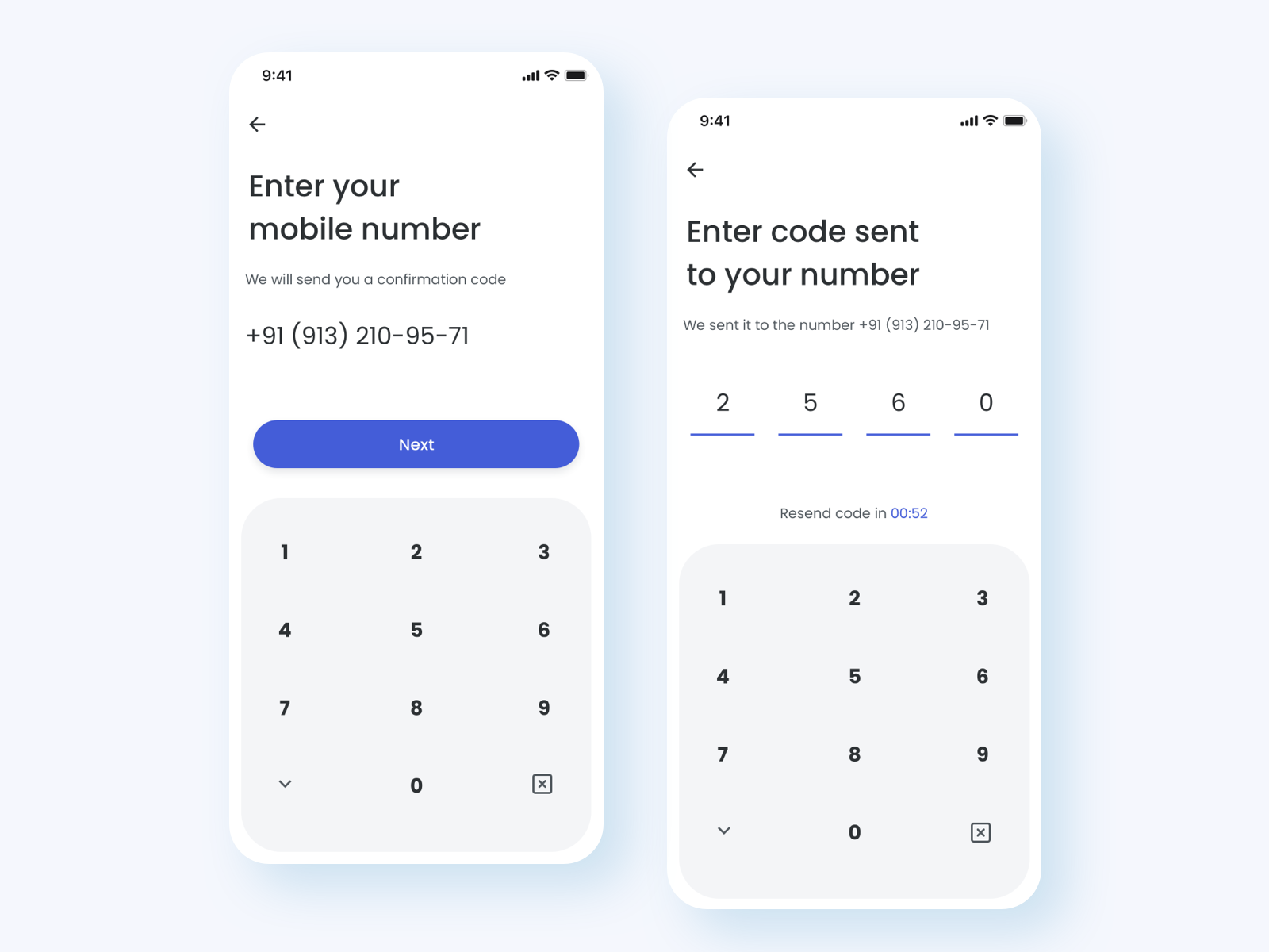Login & OTP UI Design by Ankur Saini on Dribbble
