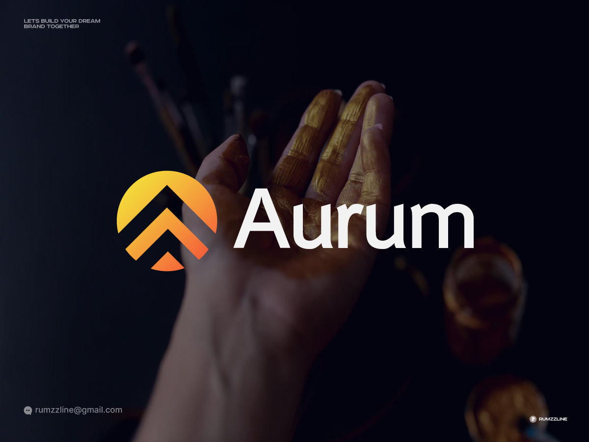 Luxurious Logo - Minimalist Gold Logo - A Letter Logo by Ahmed Rumon ...