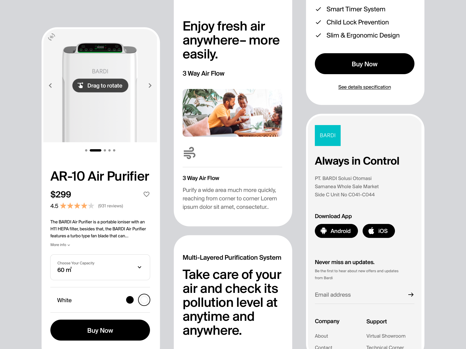 Bardi - Mobile Responsive by Kukuh Andik for Sebo on Dribbble