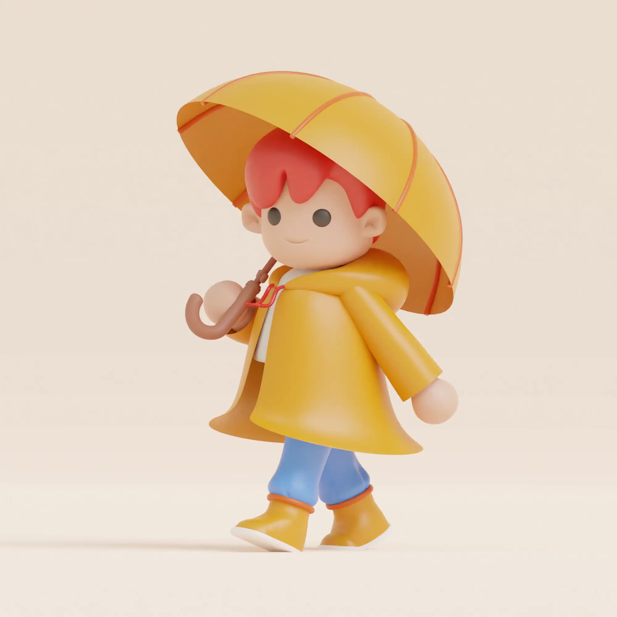 deekay's let's walk - rainy ☔ by tuna motion on Dribbble