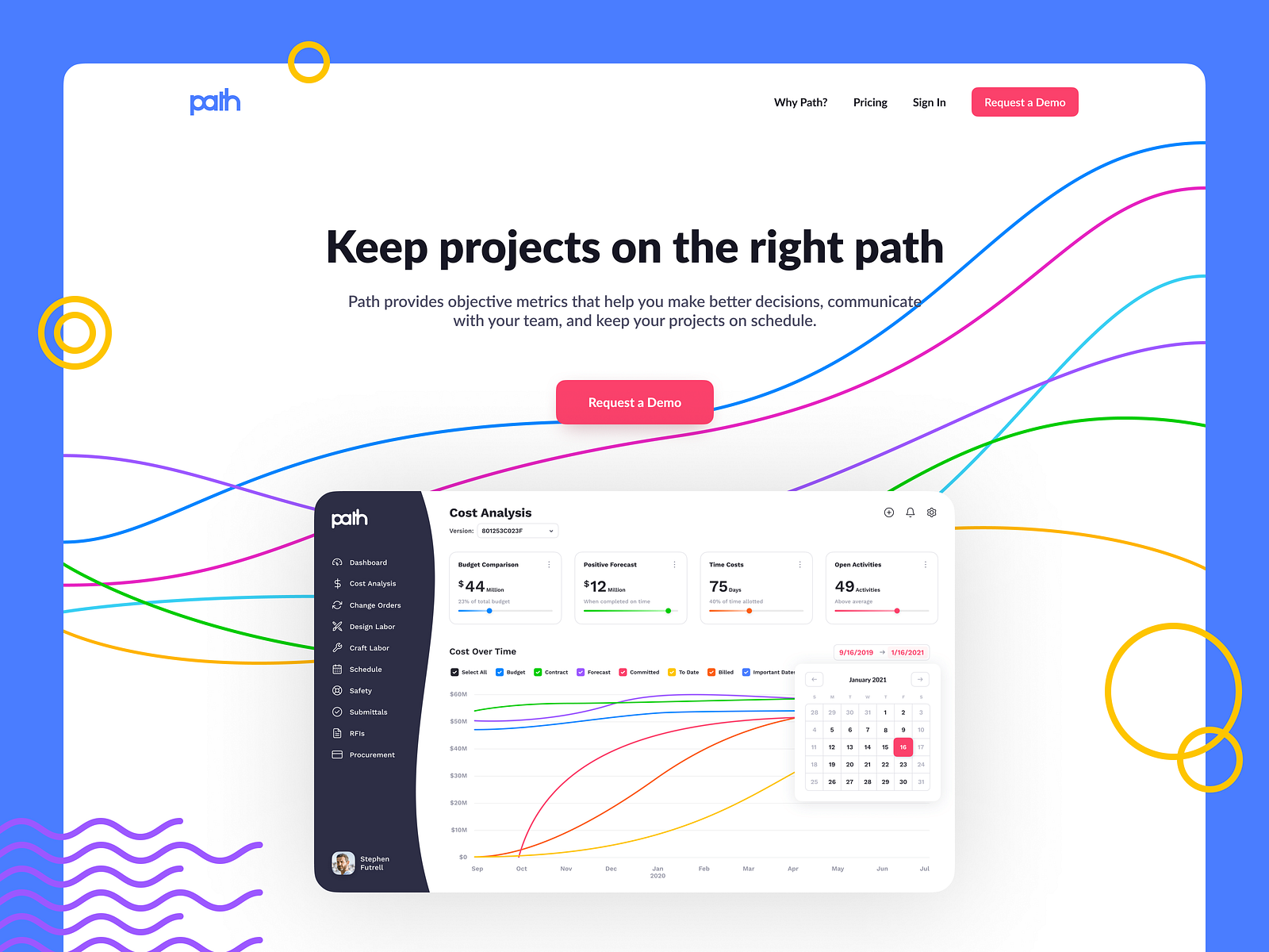 Path Website by Dave Anspaugh on Dribbble
