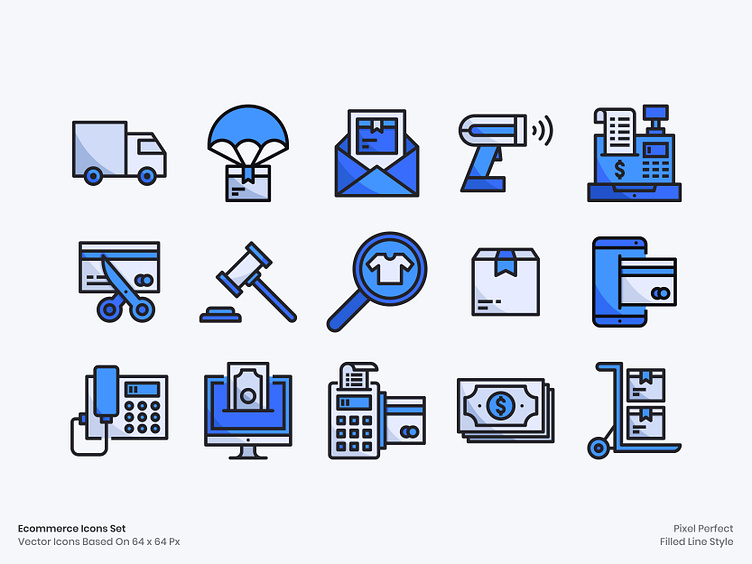 Ecommerce Icons Set by Kmg Design on Dribbble