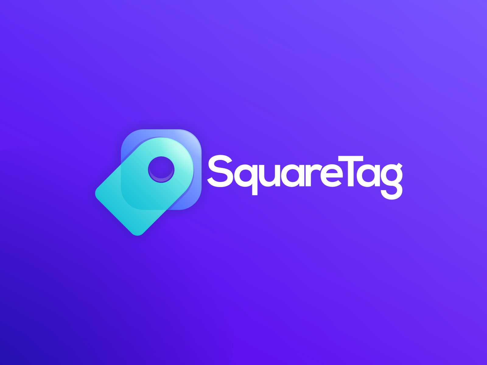 square tag logo design by Lelevien on Dribbble