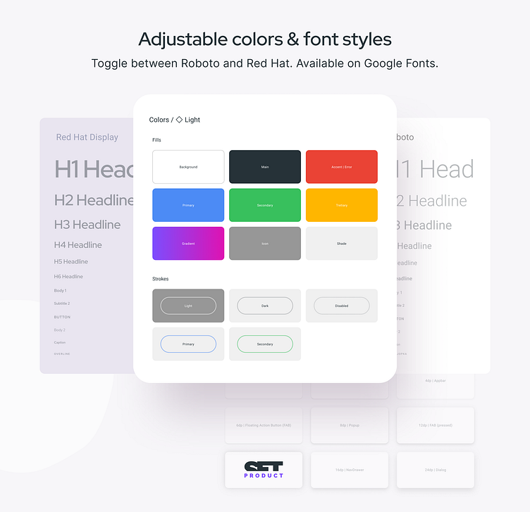 Material Design System templates for Figma by Roman Kamushken for ...