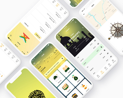 Islamic App Design designs, themes, templates and downloadable graphic ...