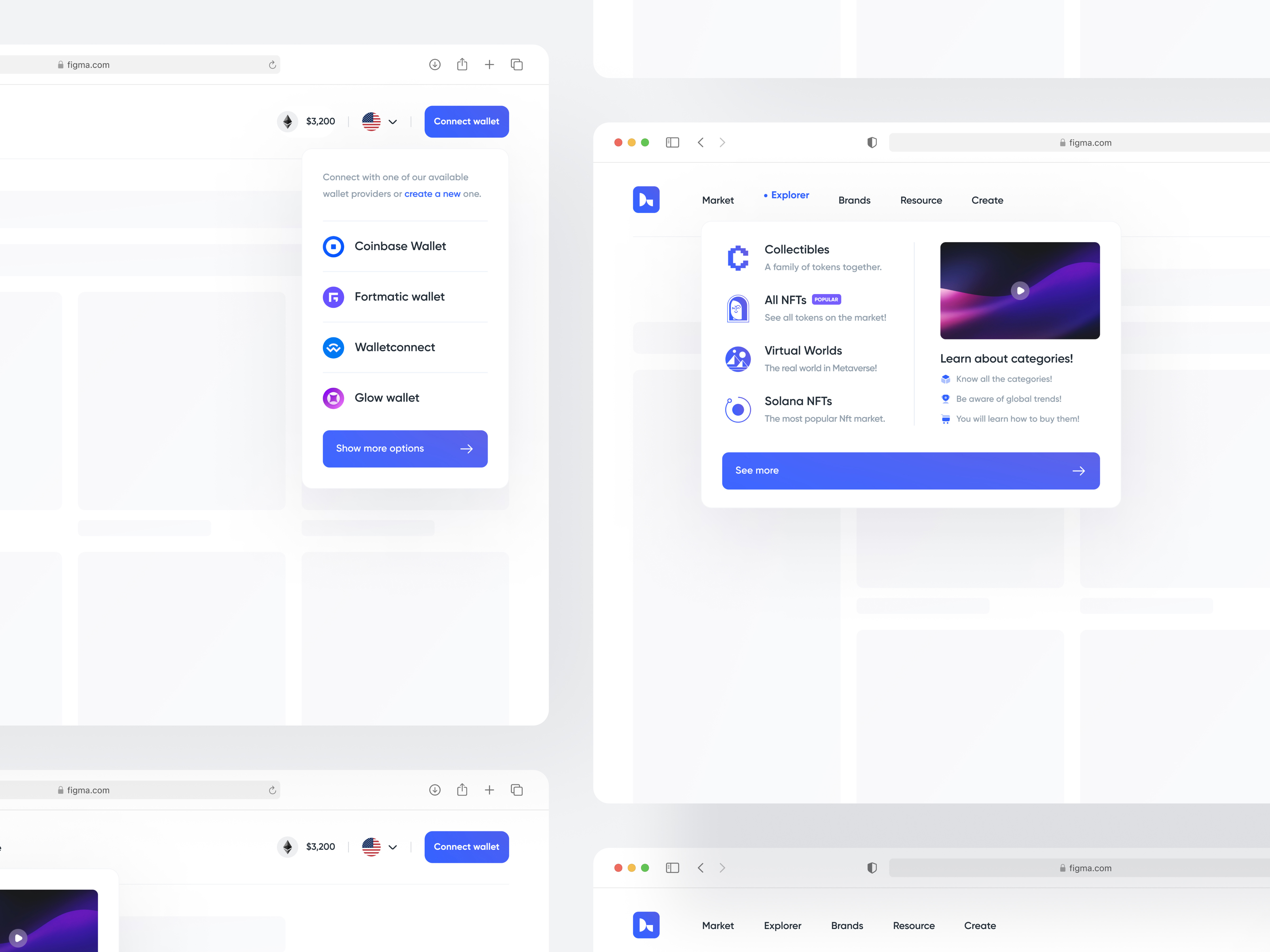 Header navigations - Dropdown menu by Sadegh Parizad for Echo on Dribbble