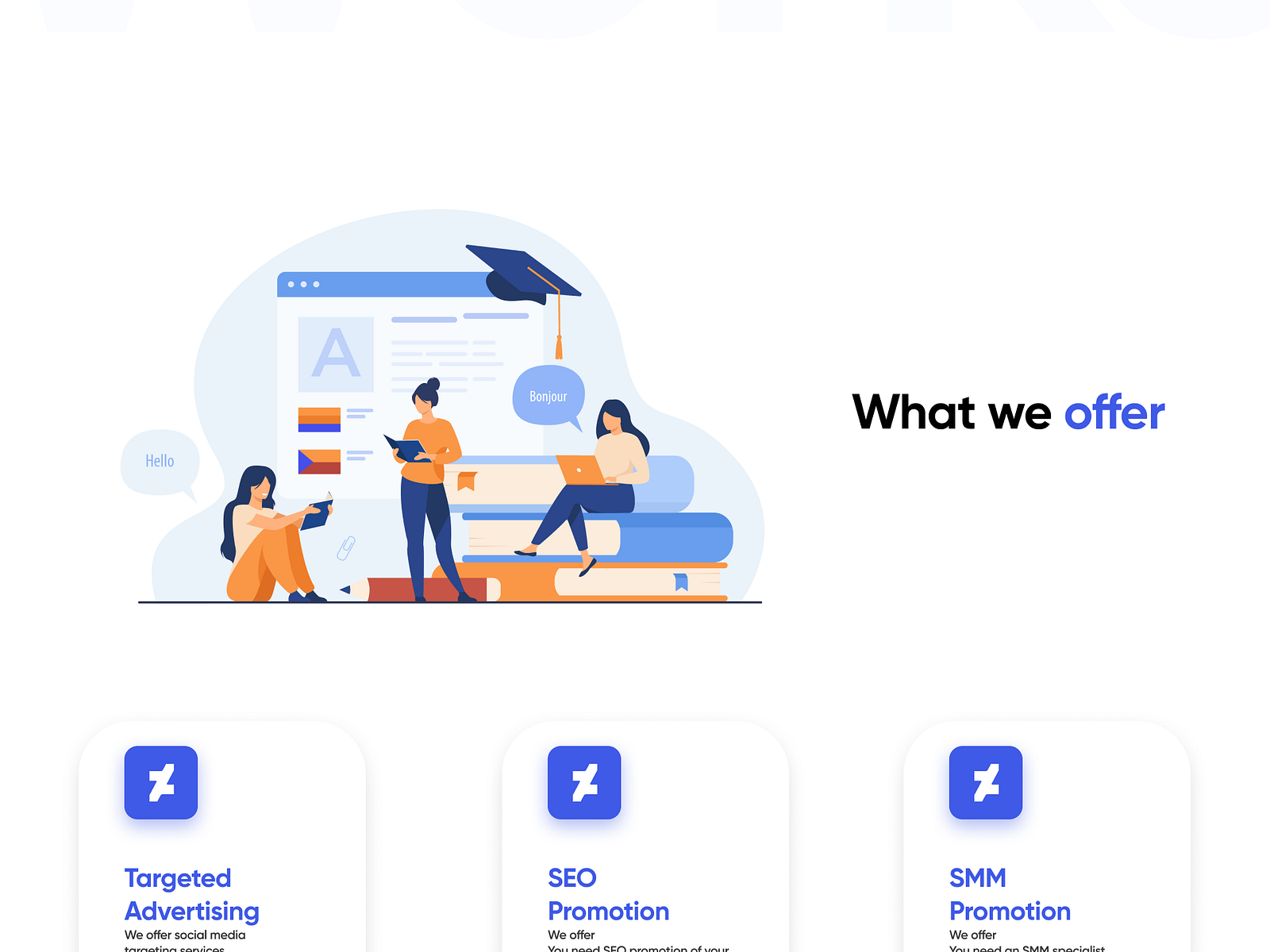 Landin page for Bandech. by Vladislav on Dribbble