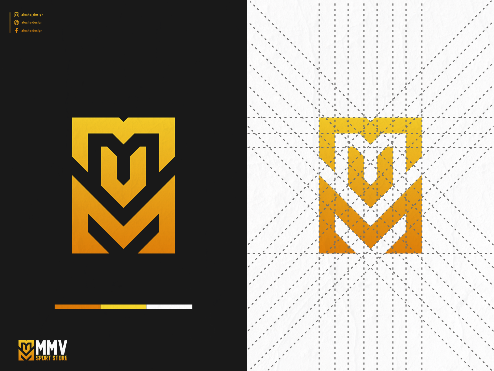 MVM SPORT STORE LOGO DESIGN by alesha design on Dribbble