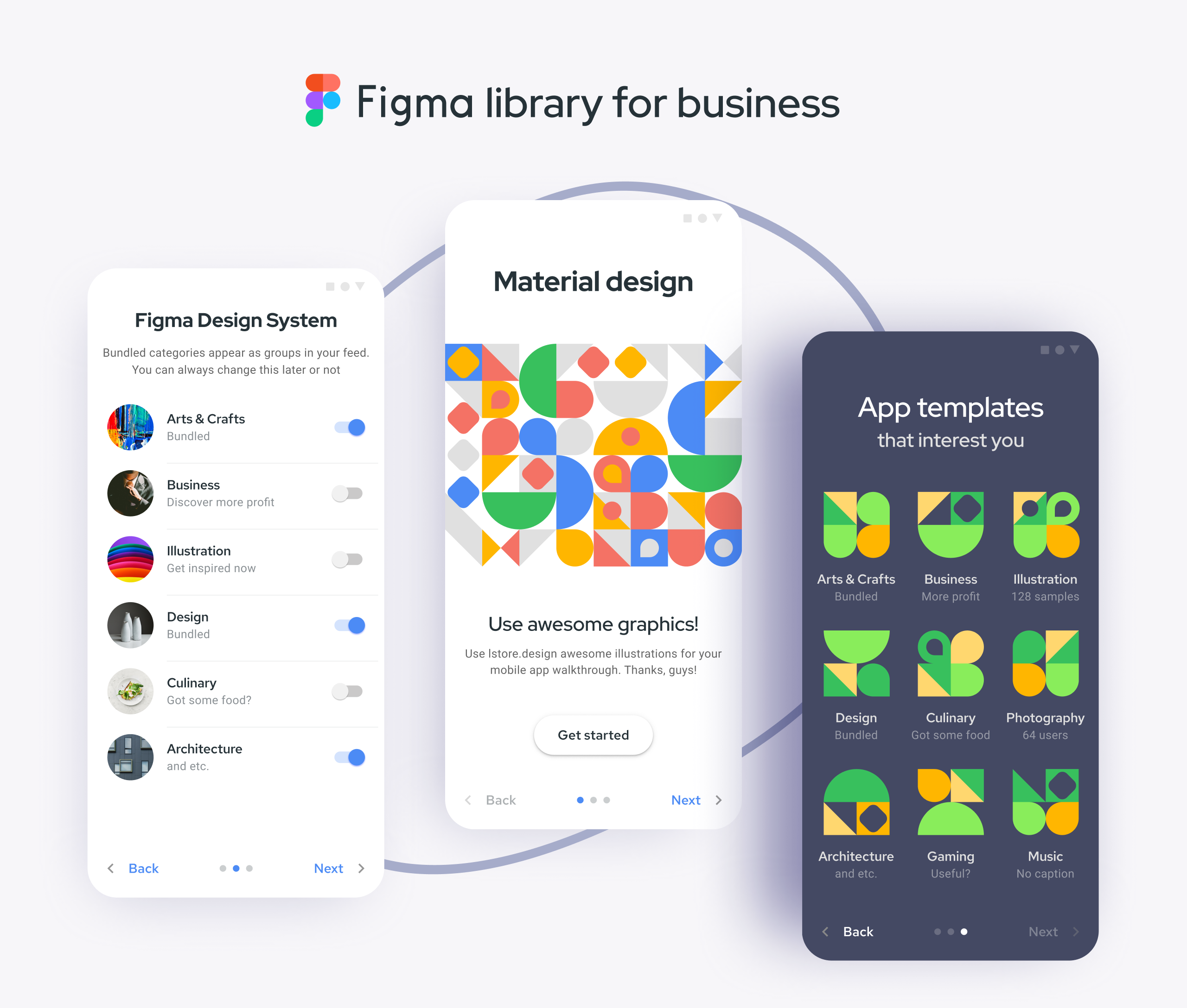 Figma templates — Material Design UI kit by Roman Kamushken for ...