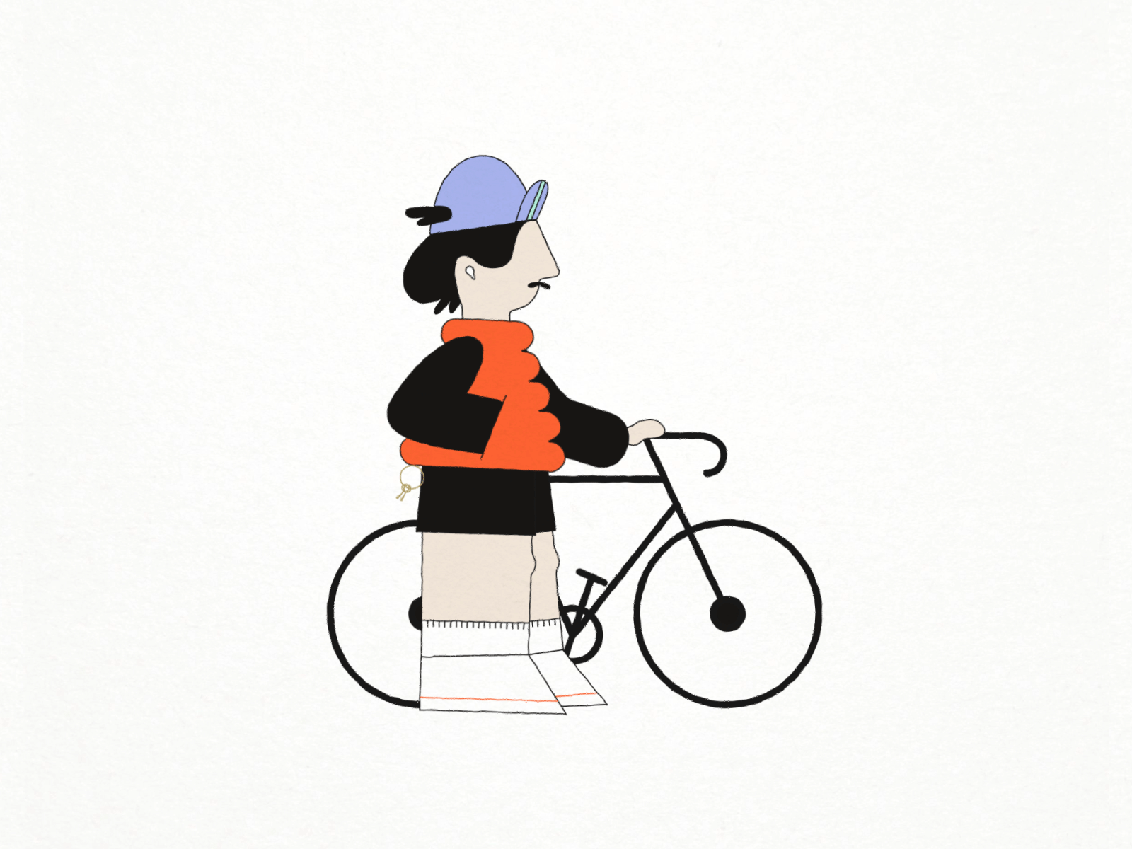 Fixed-gear by Julia Shvyriova on Dribbble