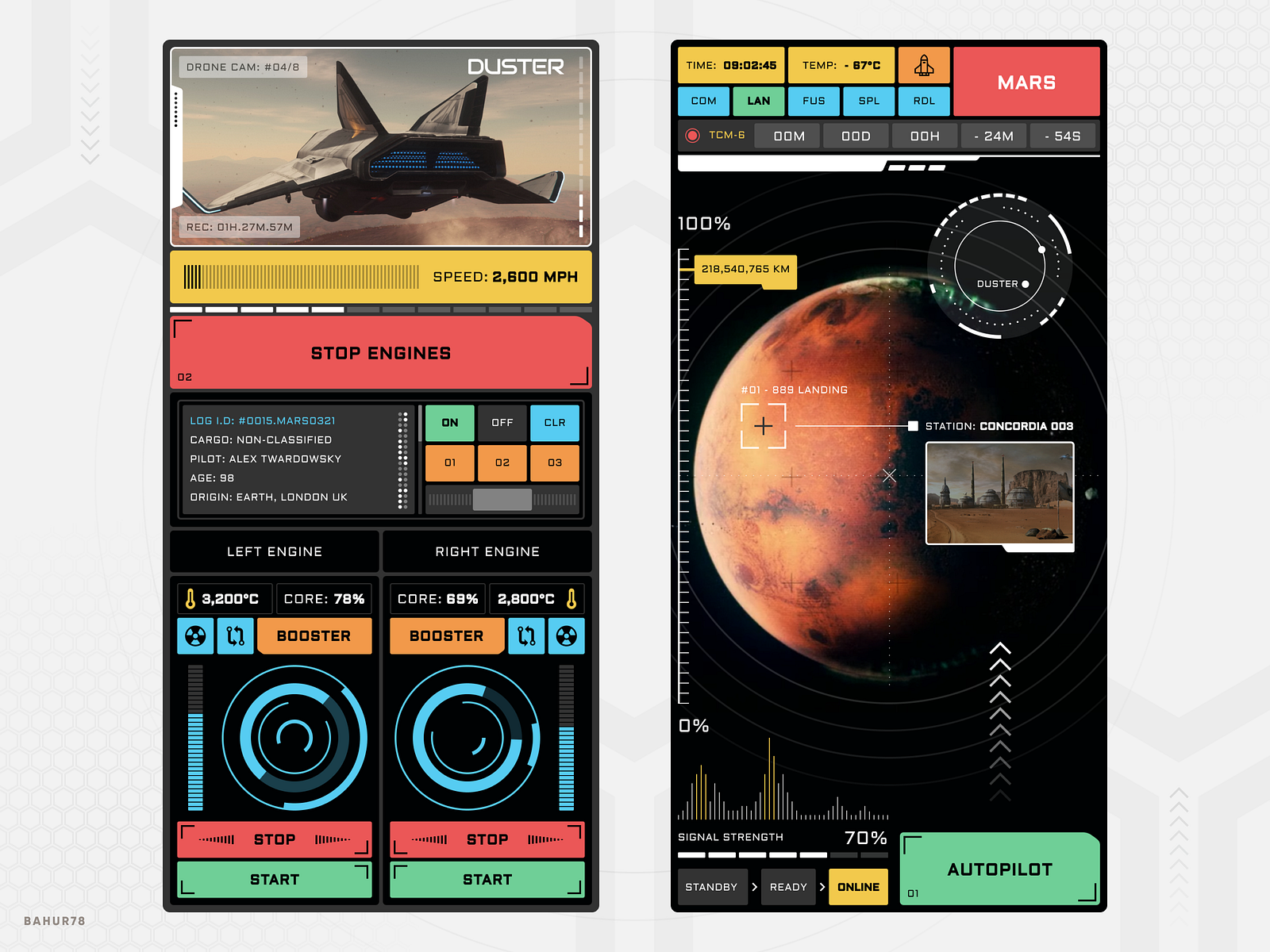 Mission Control - Mobile Game by BAHUR78 on Dribbble