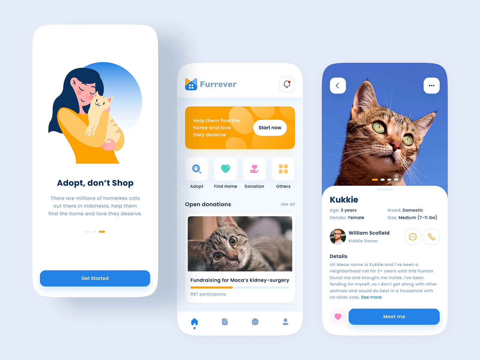 Furrever - Cat Adoption App by Kahnwa on Dribbble