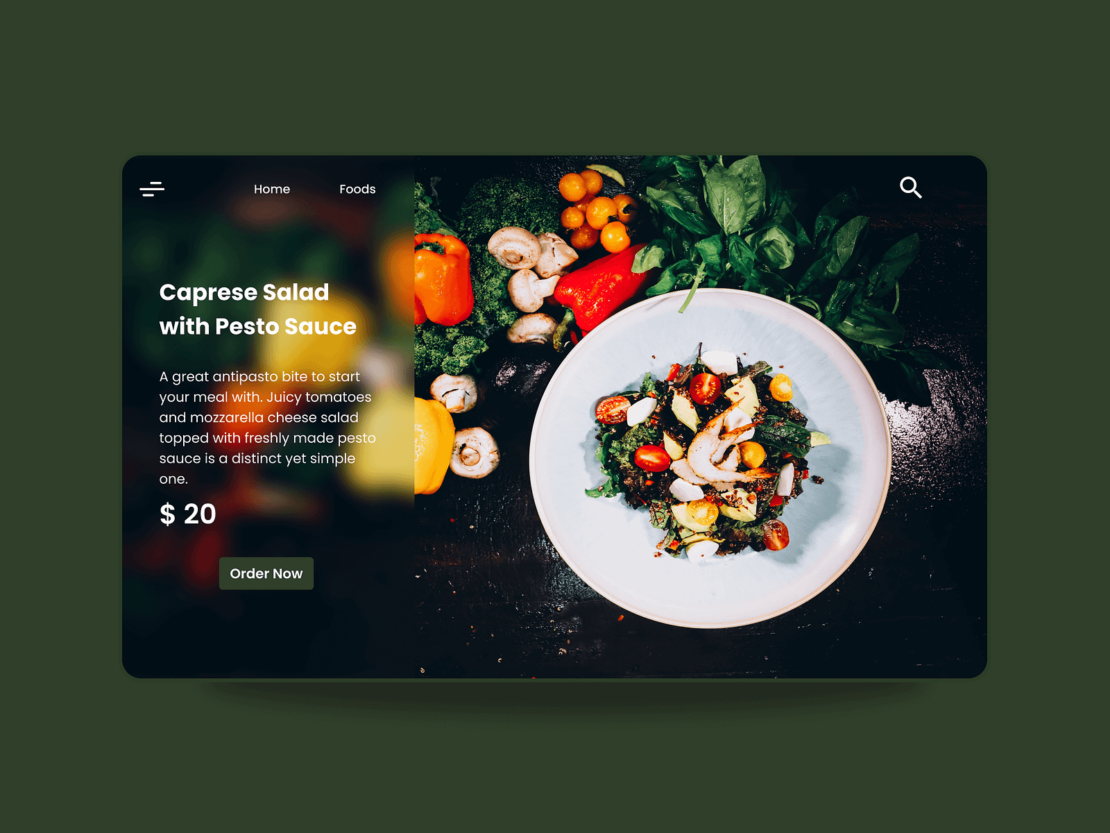Food web app by Daniel Chirchir on Dribbble