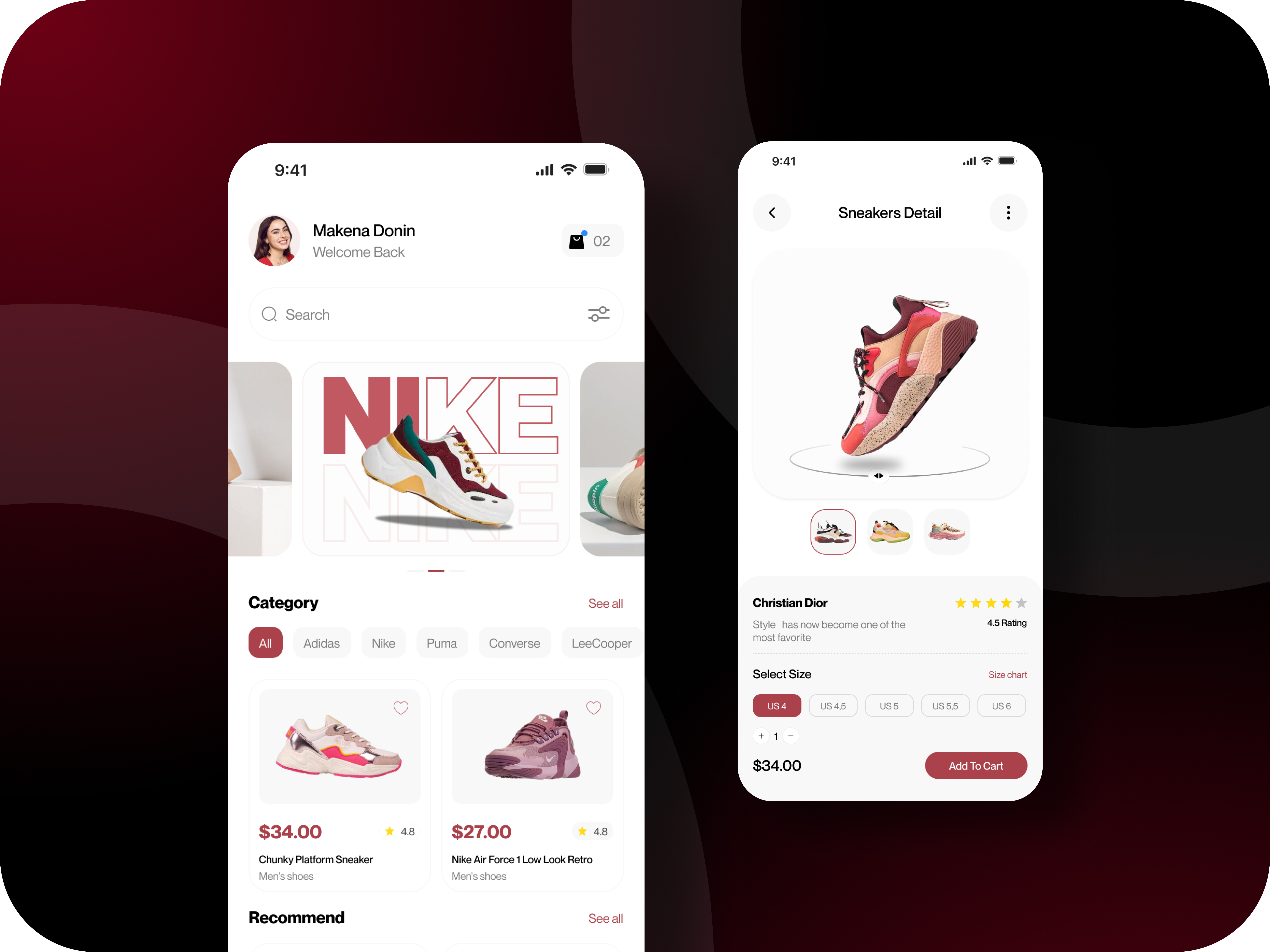 Sportswear - Mobile App Concept by Sahil Dobariya on Dribbble