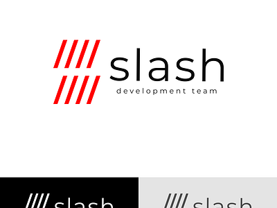 Concept development team logo "8 slash" by Mikharev on Dribbble