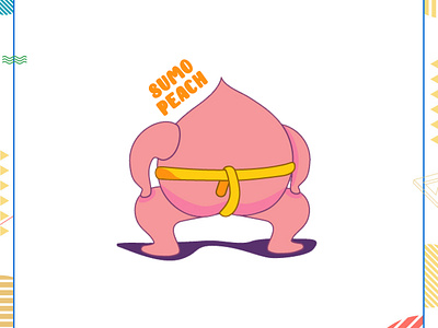 Sumo peach by Slightly+ on Dribbble