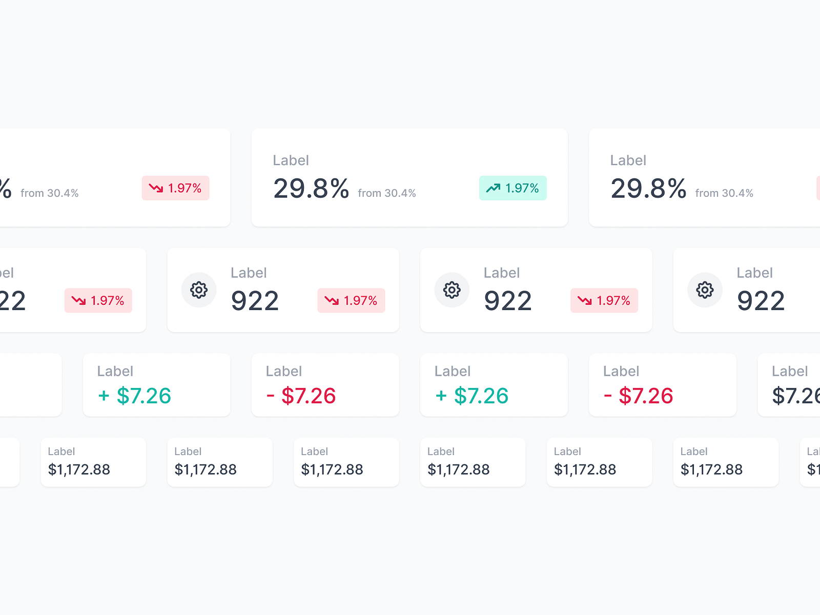 Stat Cards by Jon Moore for Innovatemap on Dribbble