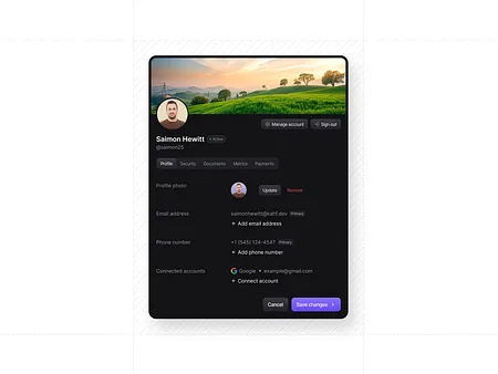 Profile Settings designs, themes, templates and downloadable graphic ...