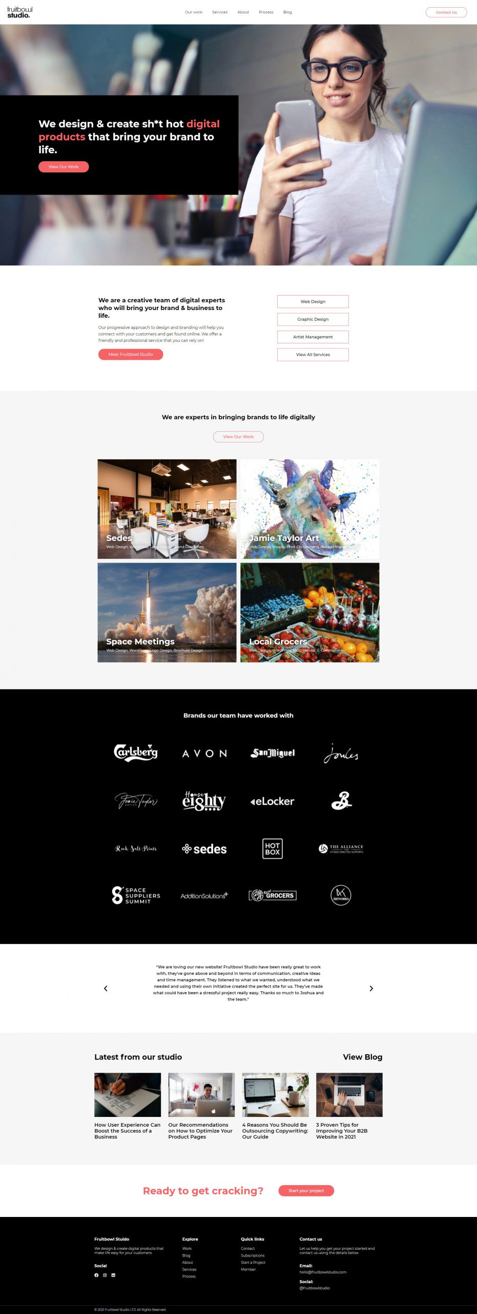 Web Development For Business by Jatin Bhutani on Dribbble