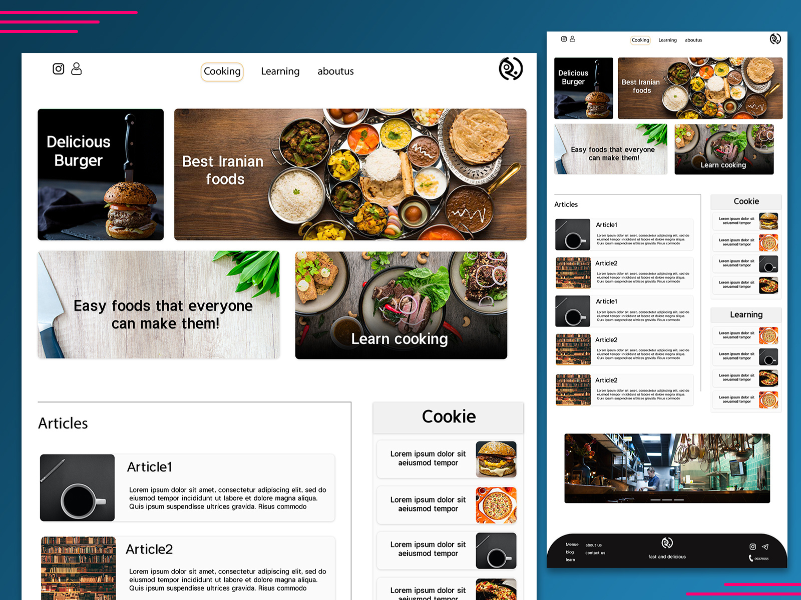 Mary food by Hamid Reza on Dribbble