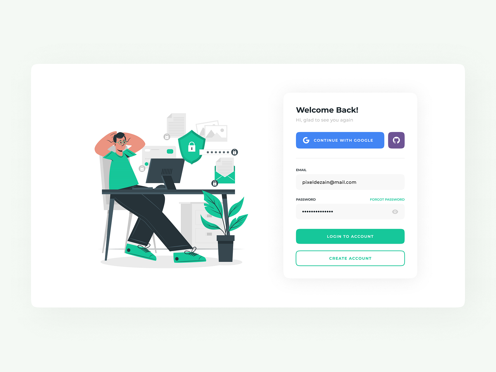 Minimal Authentication Ui By Mitsuki On Dribbble
