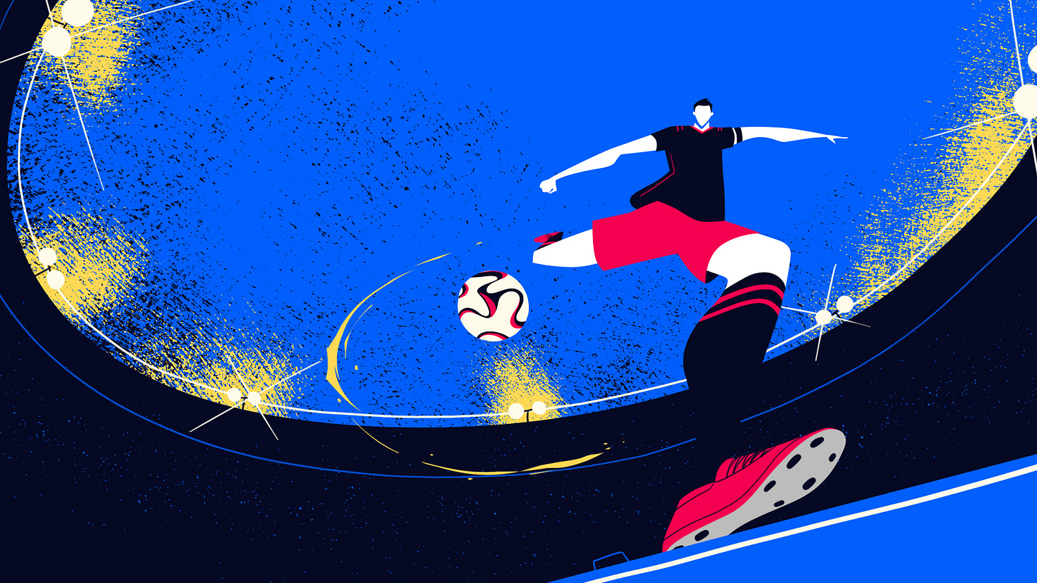 Football by BluBlu Studios on Dribbble