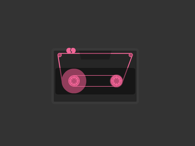 Breakup Song - Animated Gif by Panda Craft on Dribbble