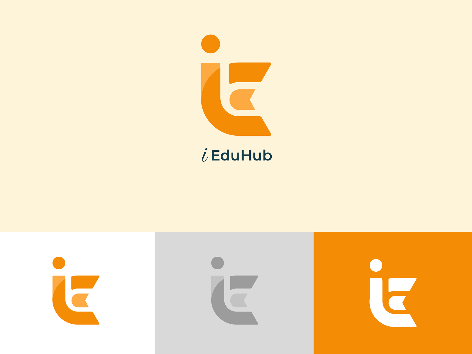 Edtech logo by Noha Ibrahim for B-Studios on Dribbble