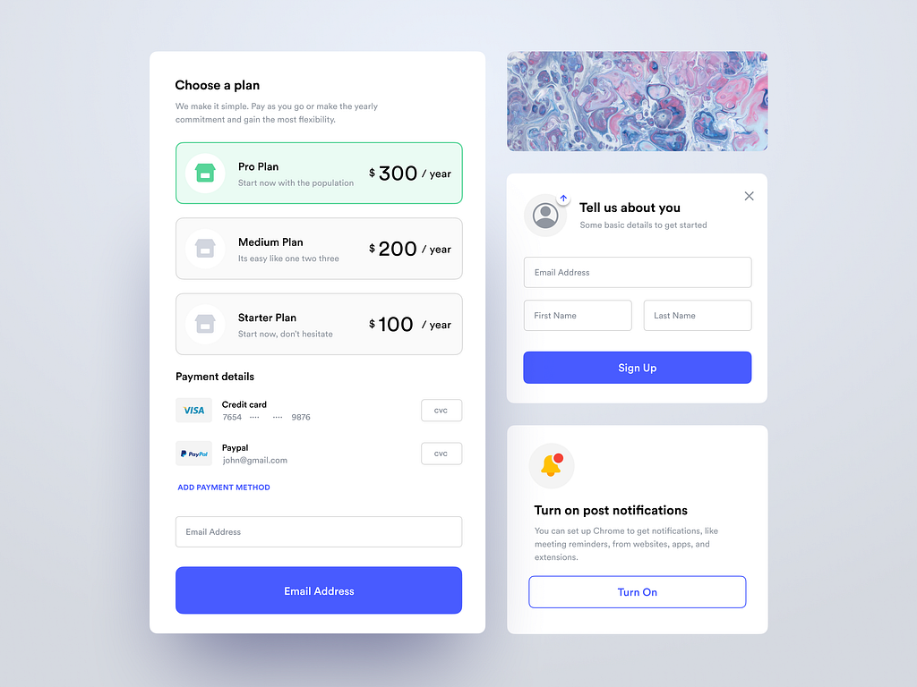 UI Components by Isaac Sanchez on Dribbble