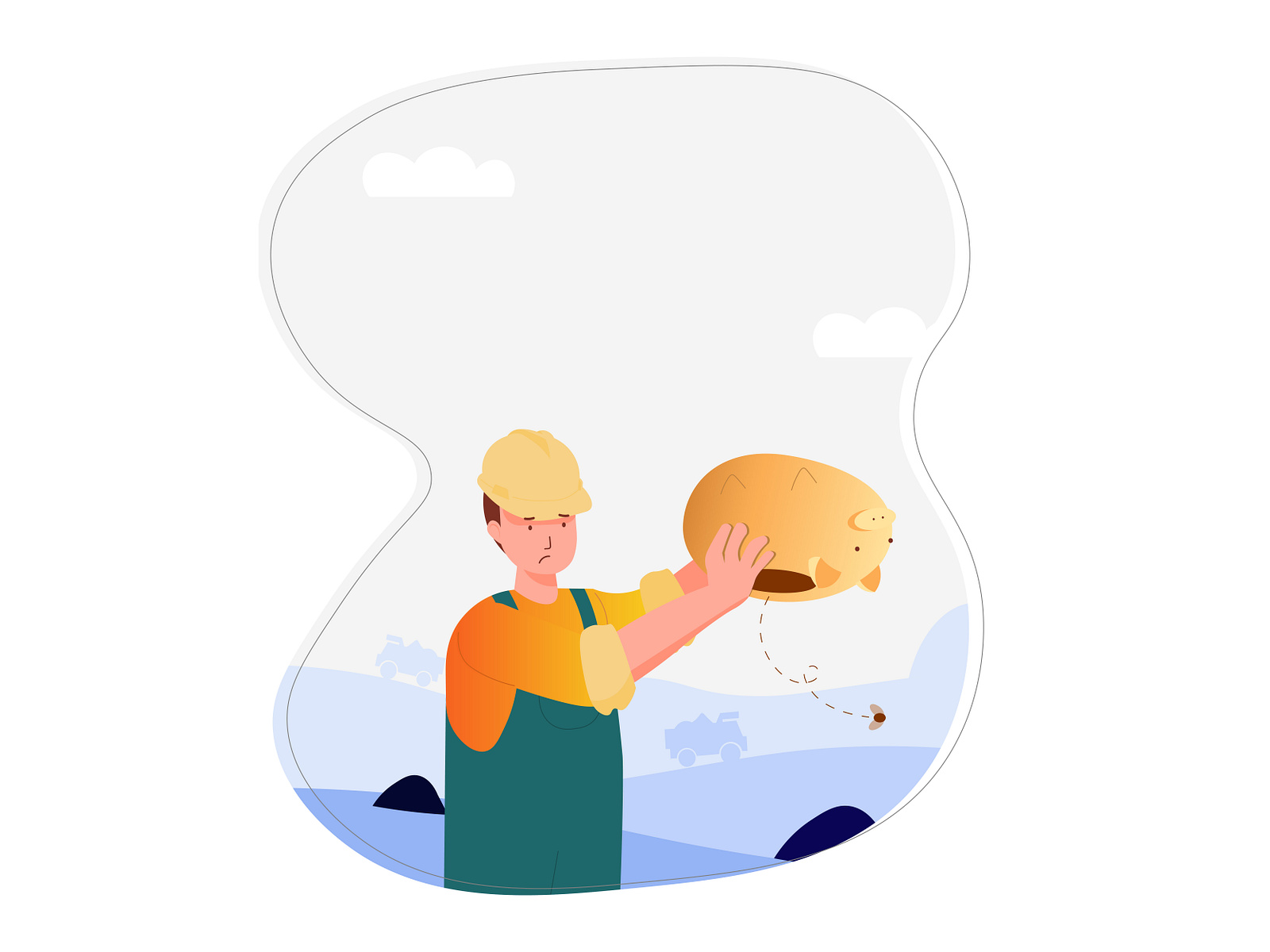 Money not enough by Vera Kartika on Dribbble