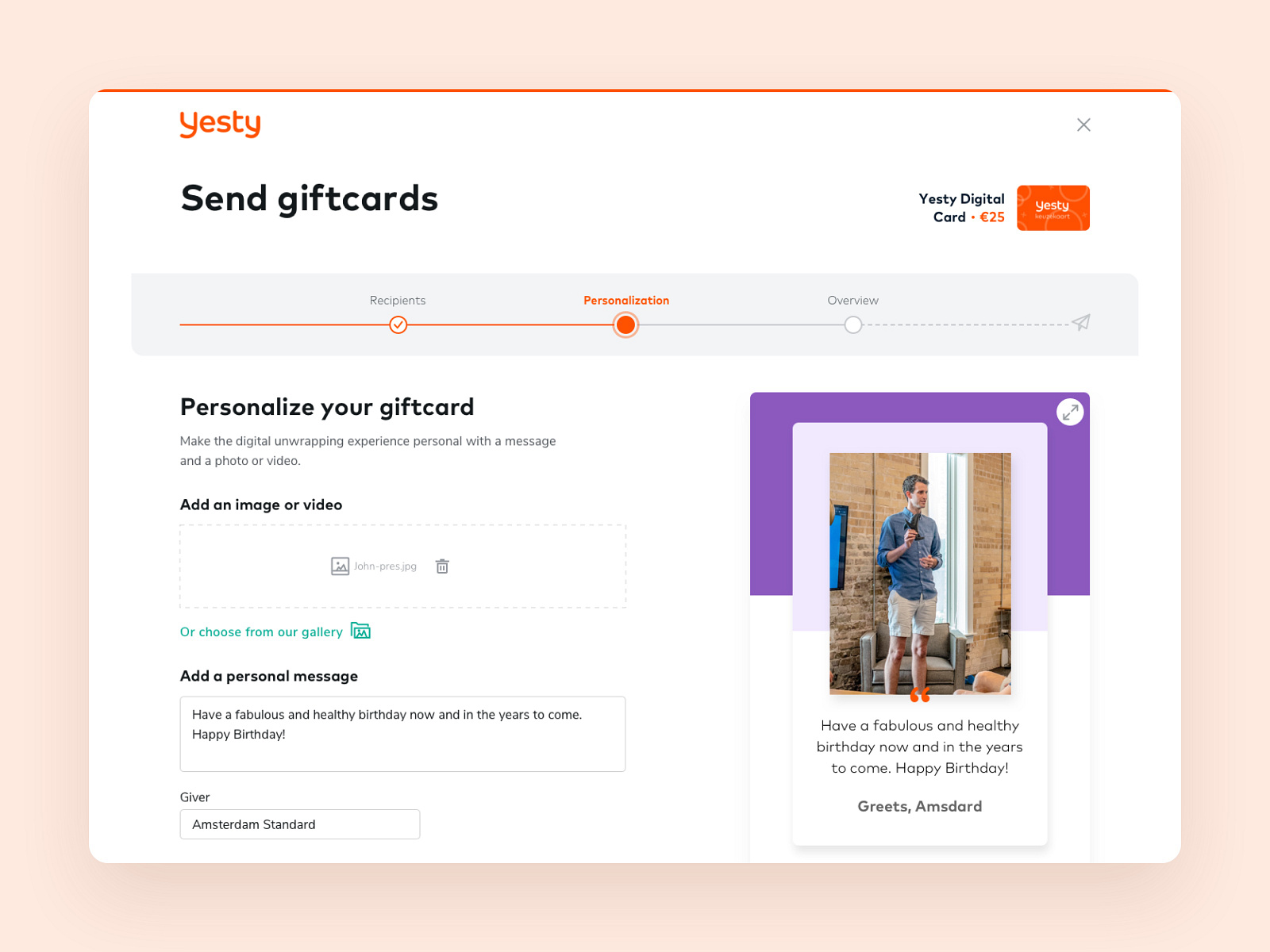 Yesty - B2B giftcard platform by YouSir on Dribbble