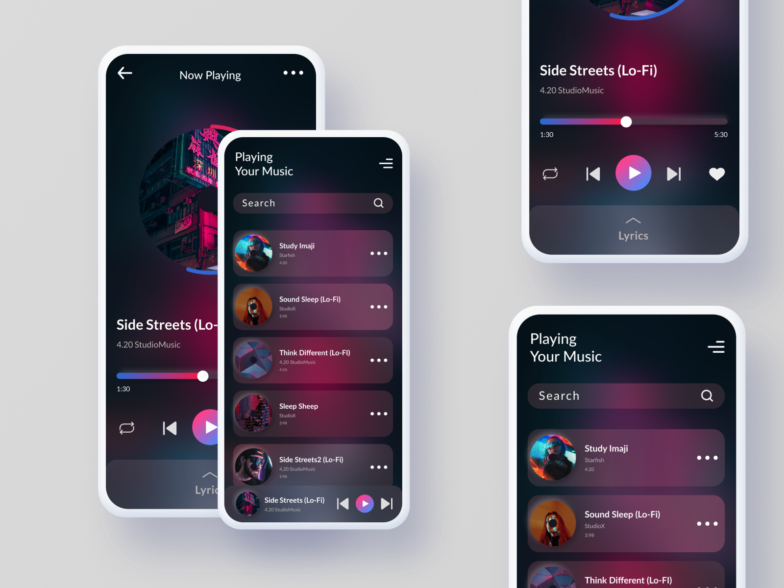 Music App Concept by FirmanSalmon on Dribbble