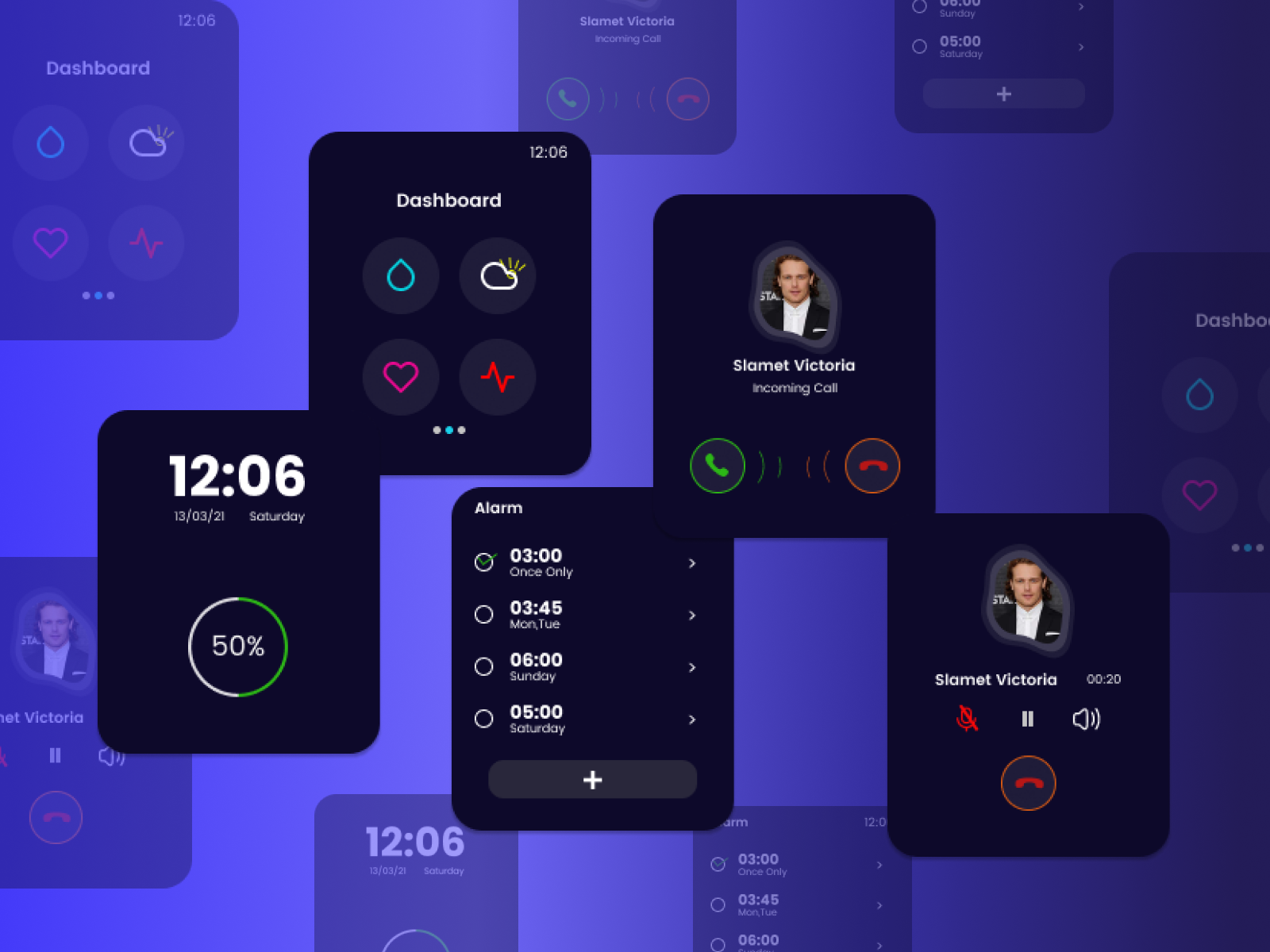 Smartwatch User Interface exploration by Bangkit Prayogi on Dribbble