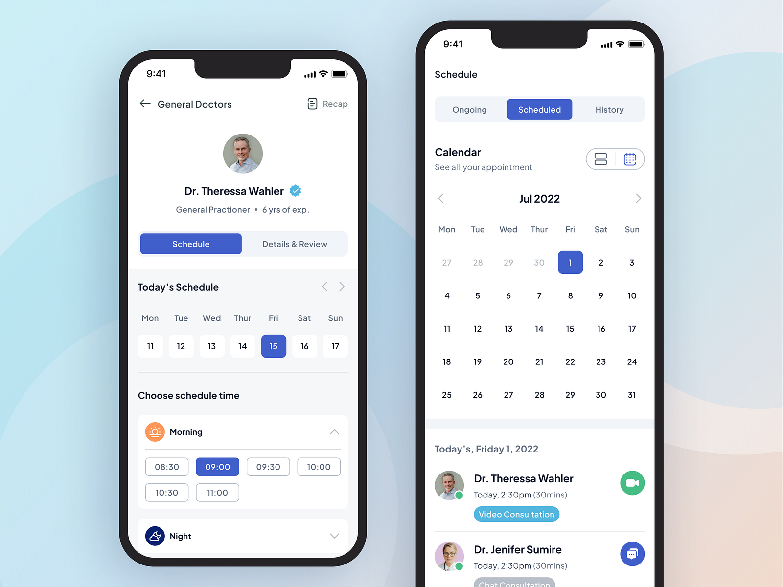 Medical Appointment Schedule Screen By Mustofa Amar For Oferlay On medical-appointment-schedule-screen-by-mustofa-amar-for-oferlay-on
