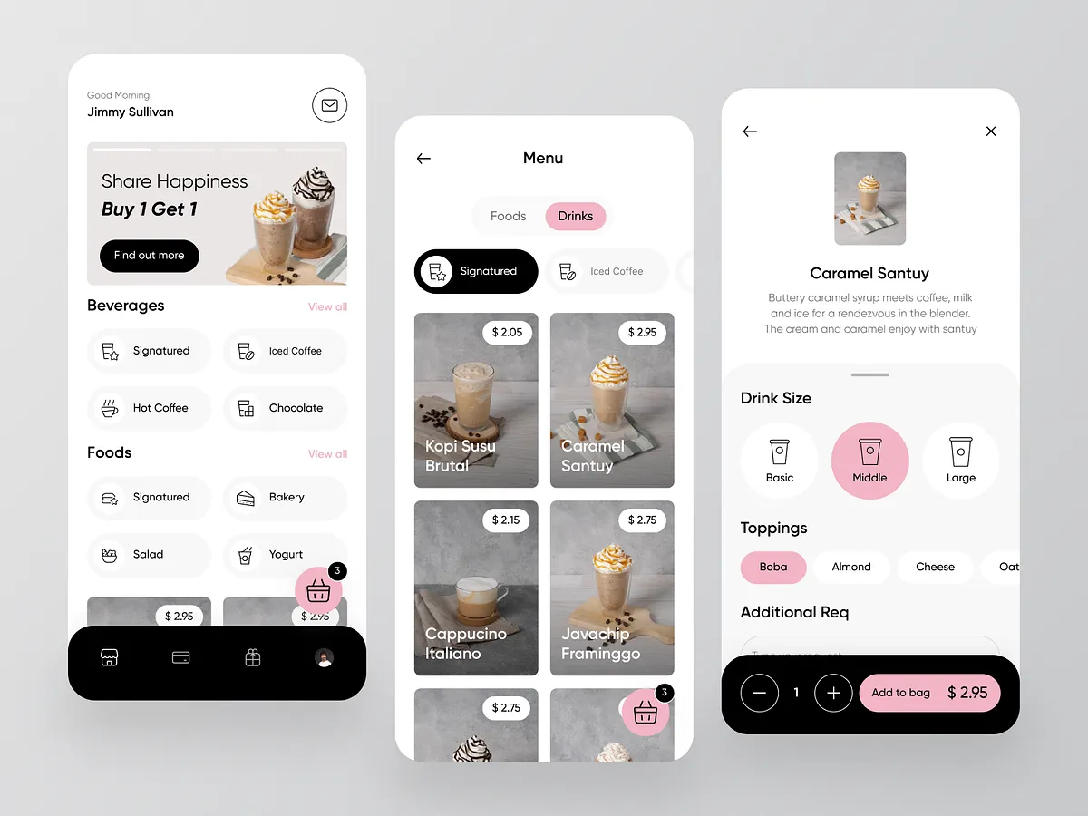 Food App UI designs, themes, templates and downloadable graphic ...
