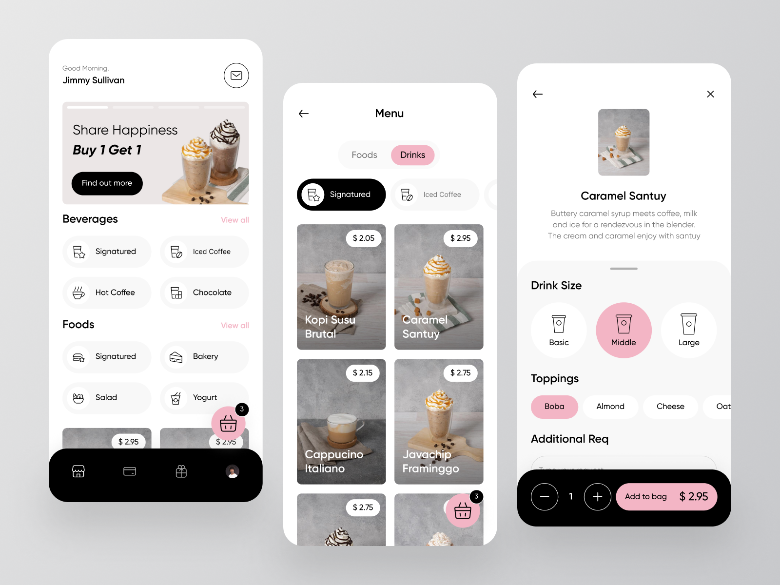 Coffee Delivery App Design by Happy Milliarta for Odama on Dribbble