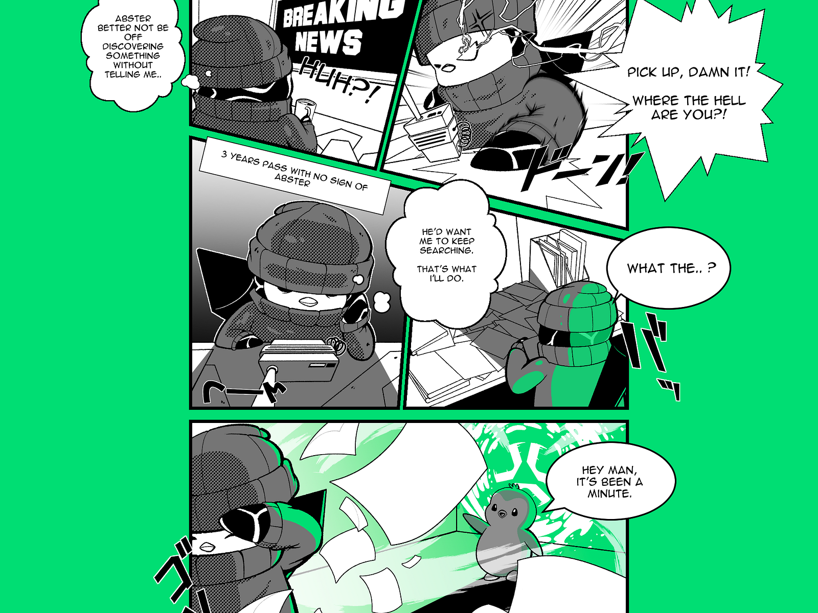 Comic Visual by FeralBorne on Dribbble