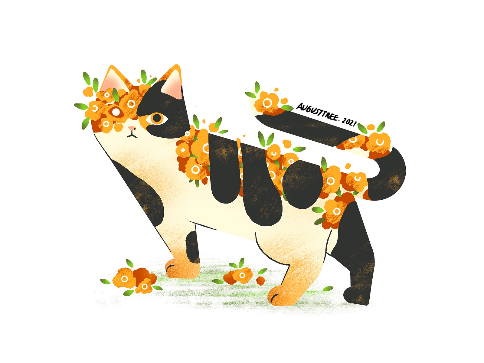 cat by AugustTree on Dribbble