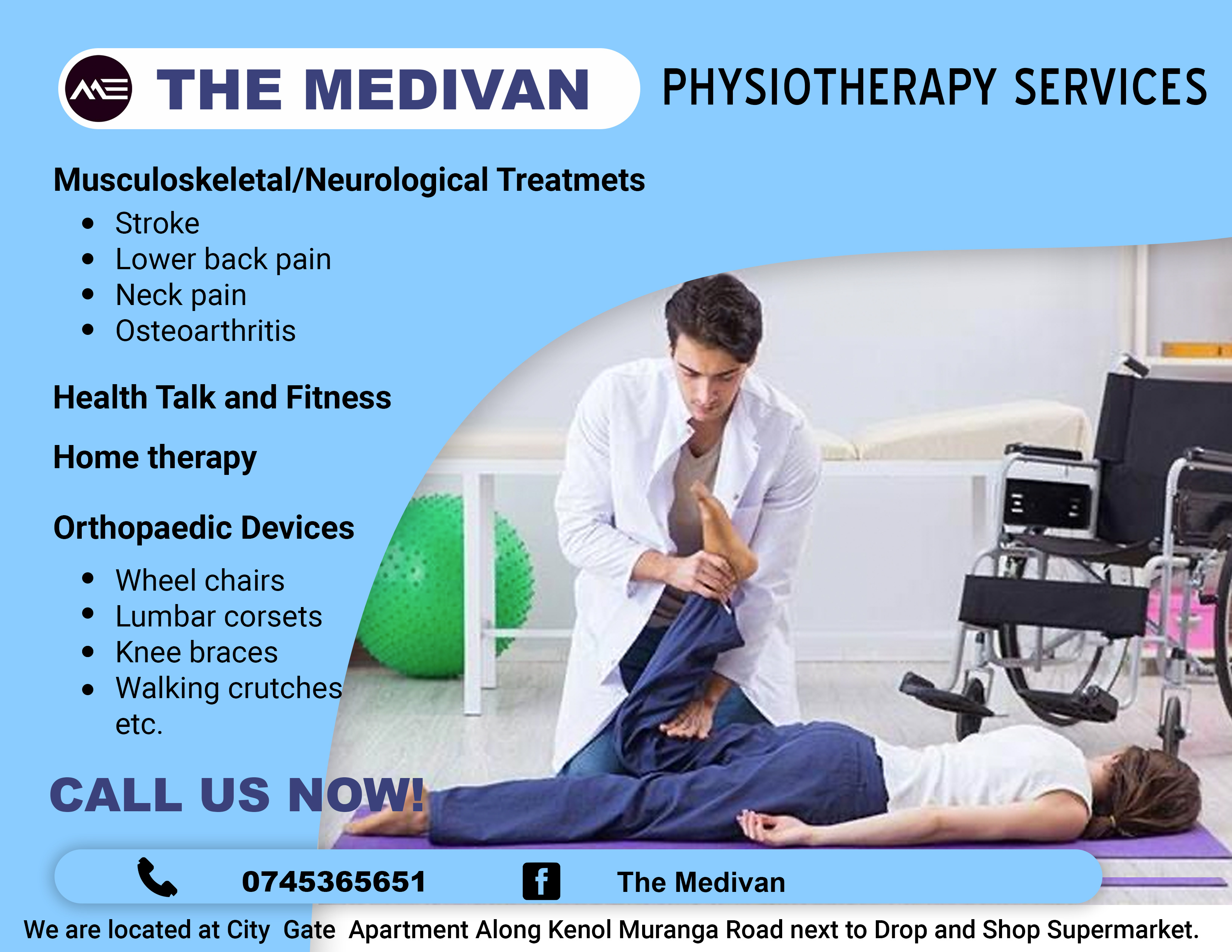 medivan physiologica services by Booban on Dribbble
