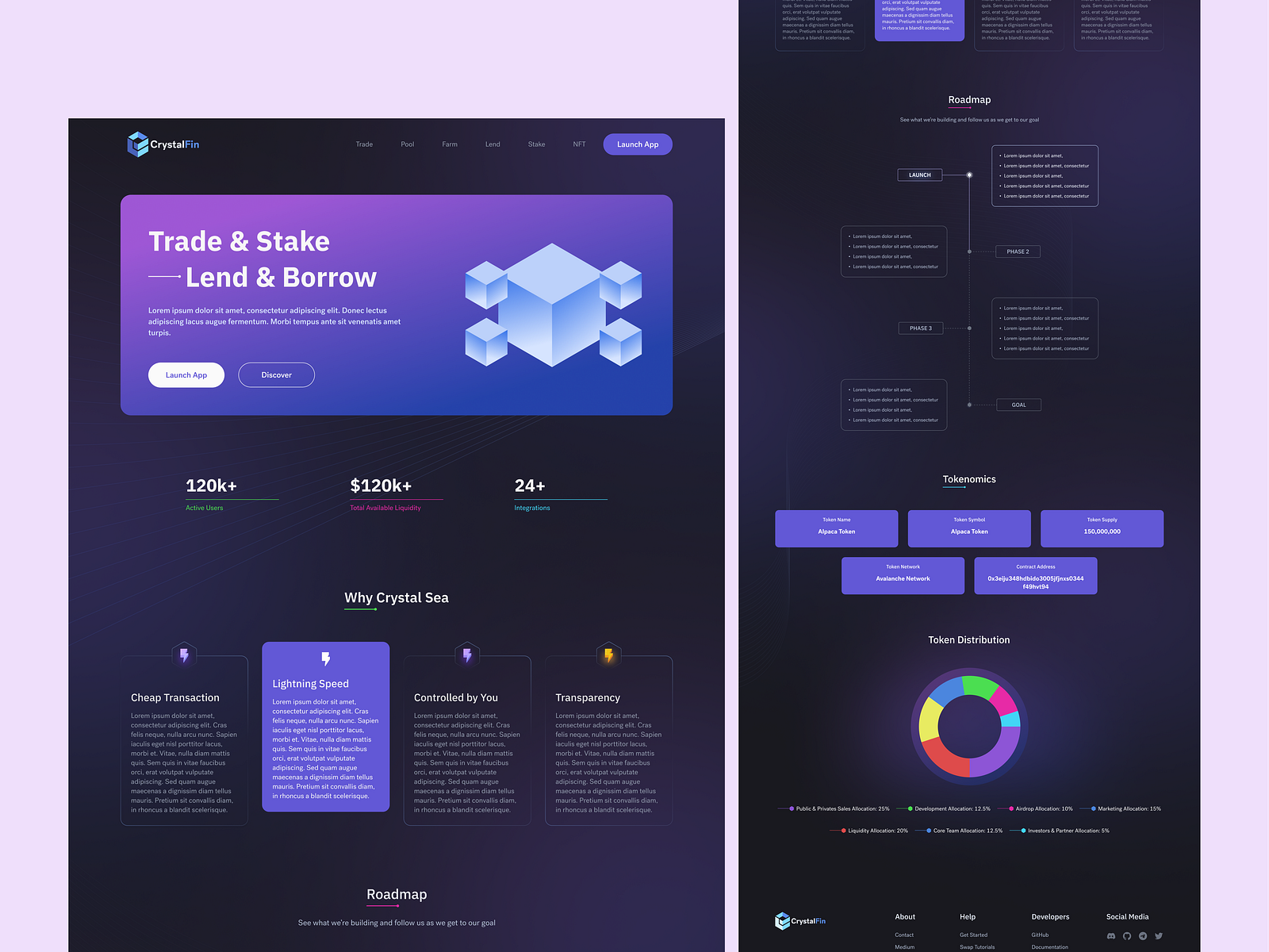 CrystalFin by Somtochukwu Mbamalu on Dribbble