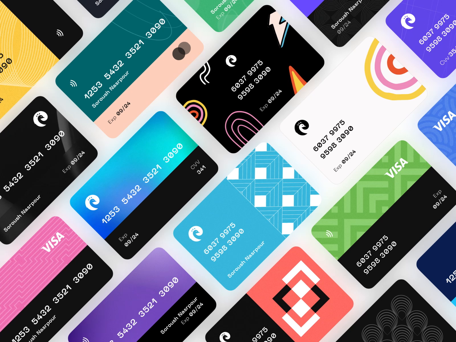 Cardy V1.0 | +50 free Bank cards by Piqo Studio on Dribbble