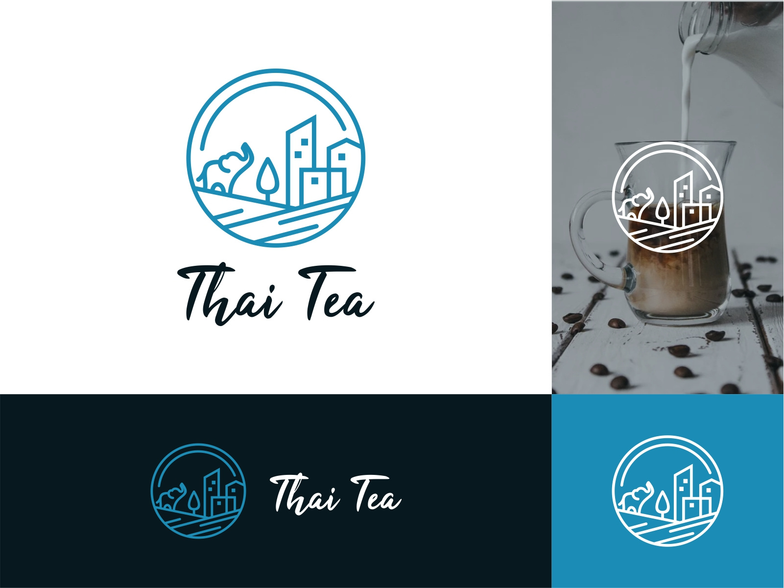 Thai Tea Logo by wahyu_studio on Dribbble