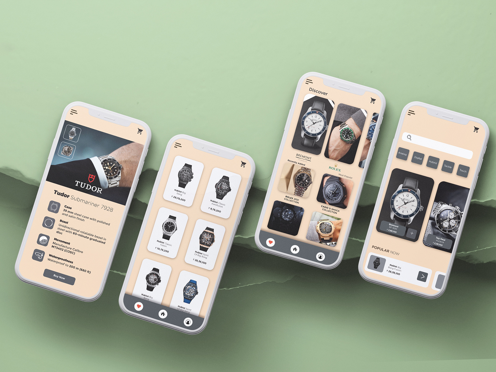 Watch delivery APP UI by Aditya Sharma on Dribbble