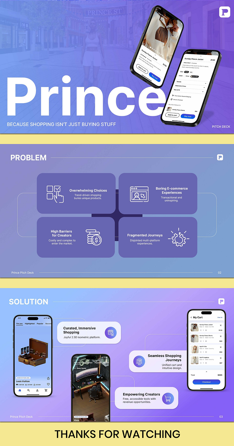 Prince Company Presentation Design by Fenall Lotiya on Dribbble